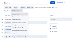 How to Create an Employee Schedule in Google Calendar
