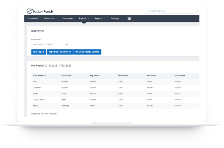 Payroll Software - Buddy Punch