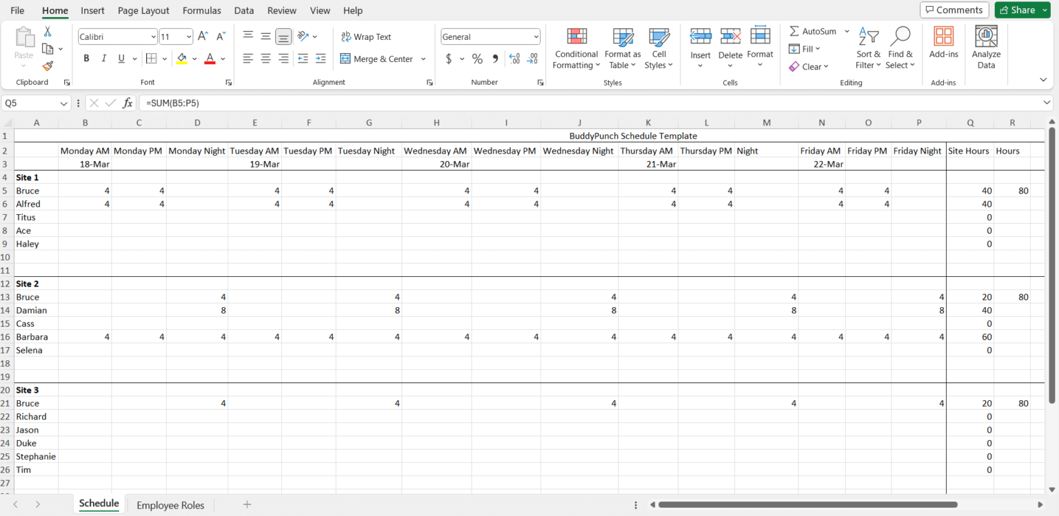 How to Make a Work Schedule in Excel in 10 Steps + a Better Alternative