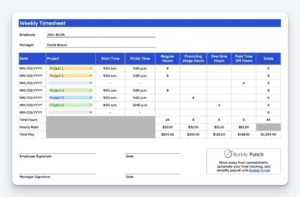 Free Construction Timesheets: Excel, PDF, Sheets, & More