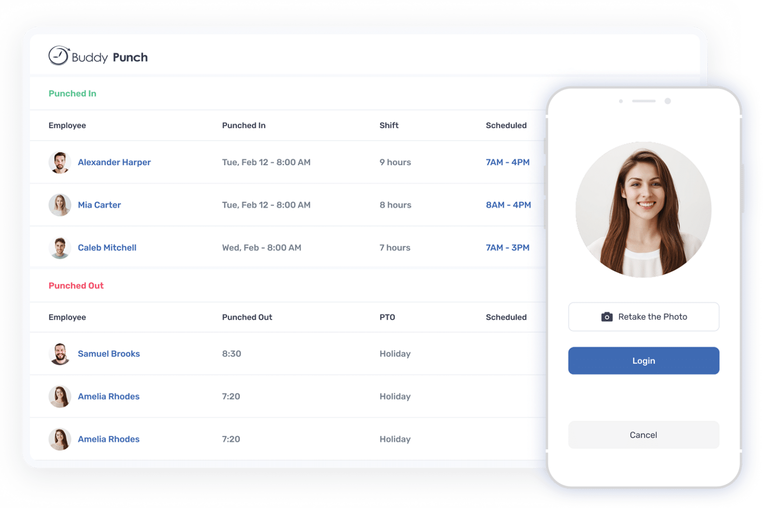 Explore All of Buddy Punch's Features