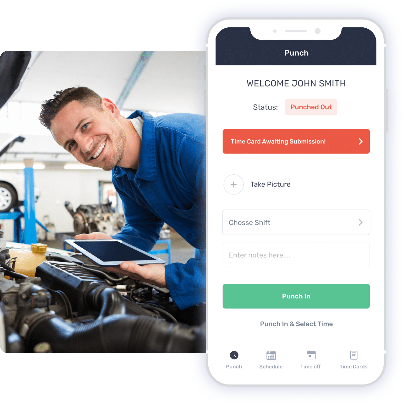 The #1 Mechanic Time Tracking App