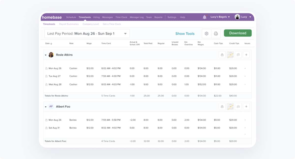 10 Best Time Card Apps for Time Tracking & Payroll in 2025