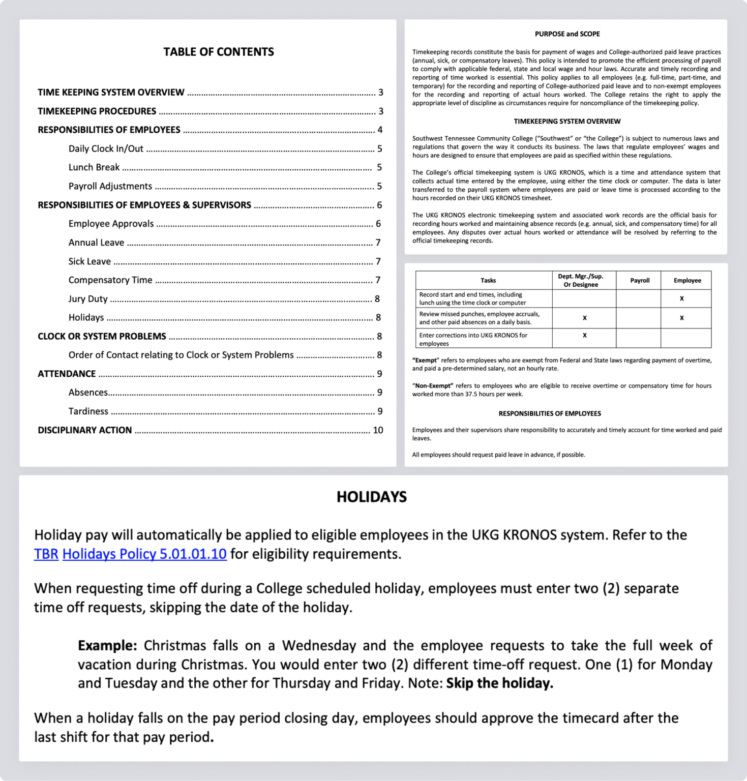How to Create a Timekeeping Policy + 3 Real Examples