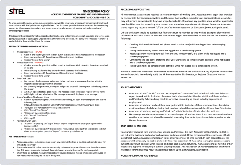 How to Create a Timekeeping Policy + 3 Real Examples