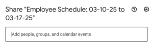 How to Make an Employee Schedule in Google Sheets + Templates