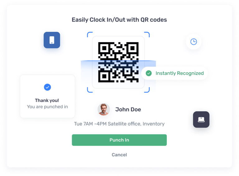 The #1 QR Code Time Clock